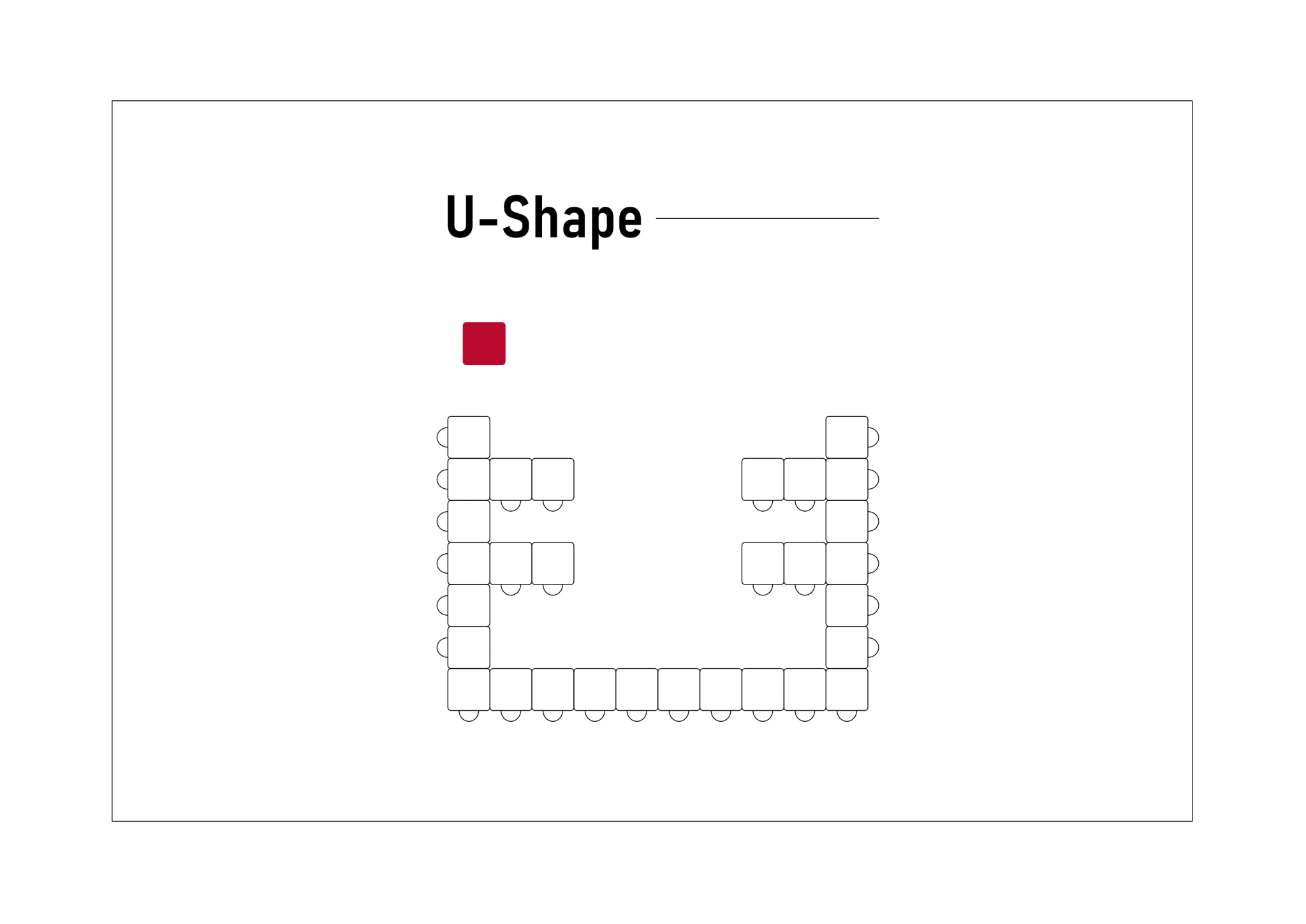 U-Shape setup - UvA Teaching and Learning Centres (TLC)